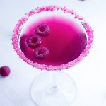 Very Pink Raspberry Cosmopolitan Cocktail