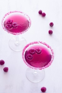 Very Pink Raspberry Cosmopolitan Cocktail