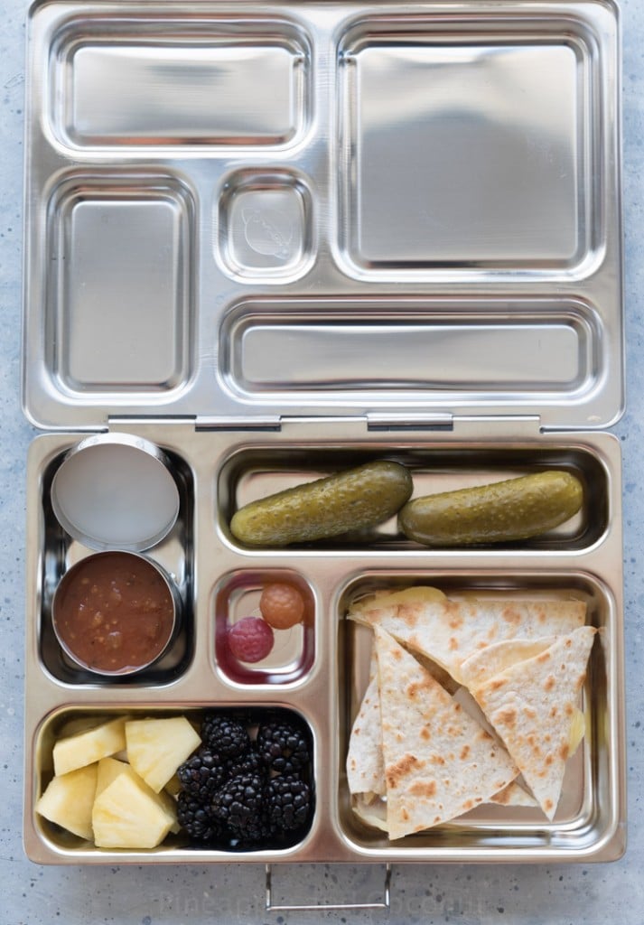 School Lunch Ideas with Planetbox - Pineapple and Coconut