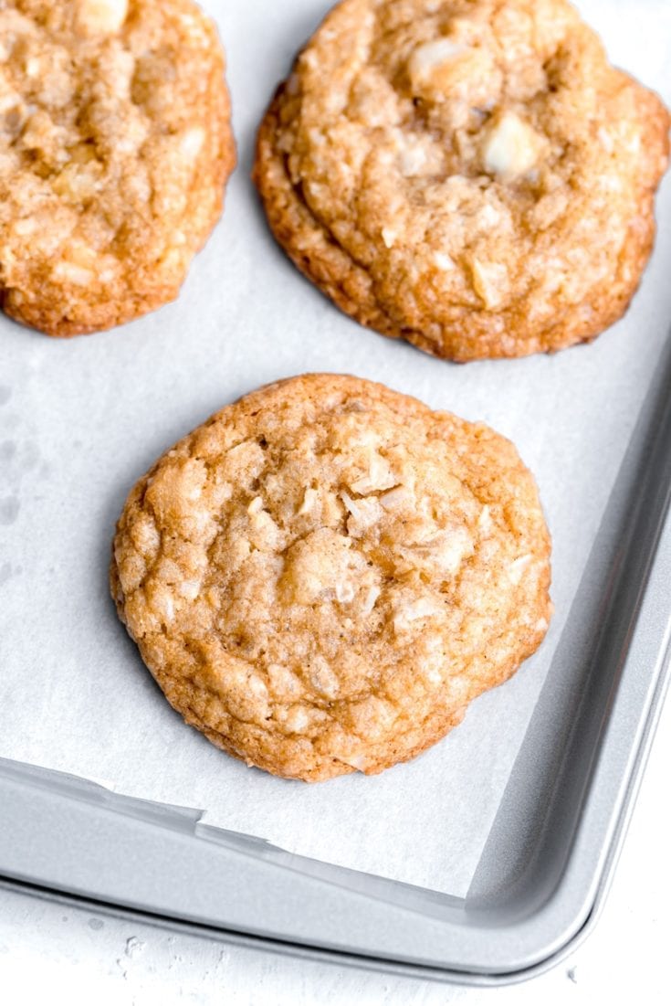 Holiday Piña Colada Cookies | Pineapple and Coconut
