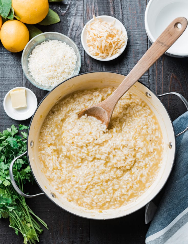 Smoky Meyer Lemon Risotto - Pineapple and Coconut