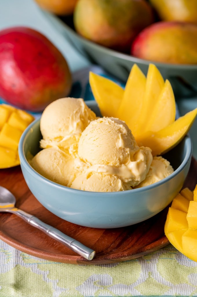 Rich and Creamy Mango Ice Cream Recipe - Pineapple and Coconut