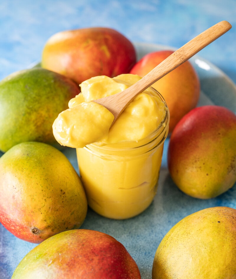 Easy Mango Curd Recipe - Pineapple and Coconut