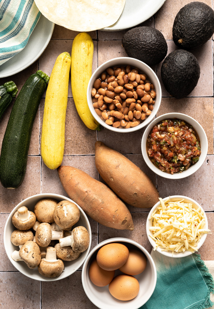 California Sweet Potato Breakfast Bowls with Sautéed Veggies and ...