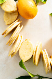 Lemon Sable Cookies